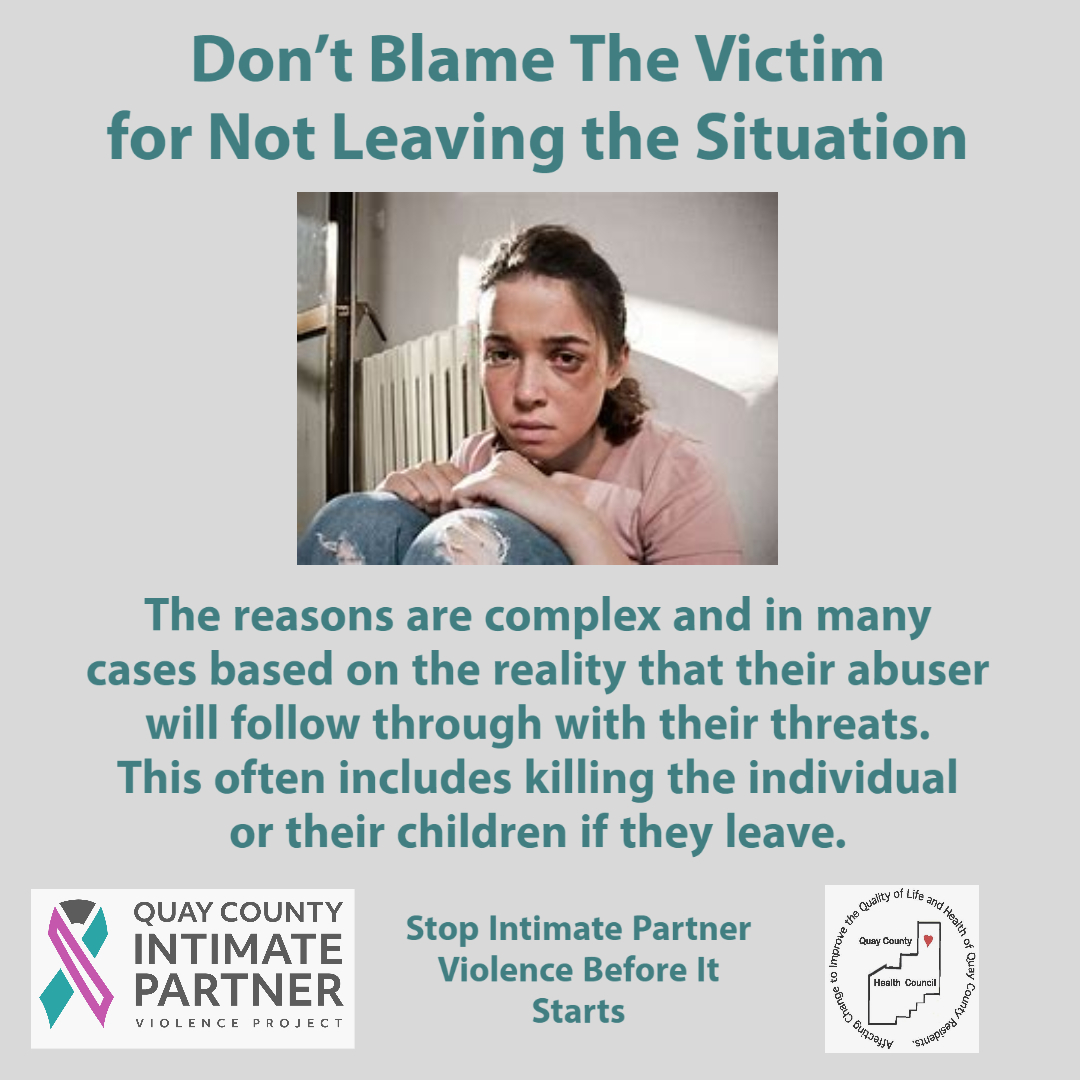 Increasing Awareness of Intimate Partner Violence - Quay County Health ...
