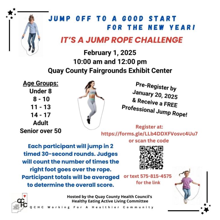 Jump Rope Challenge - Quay County Health Council